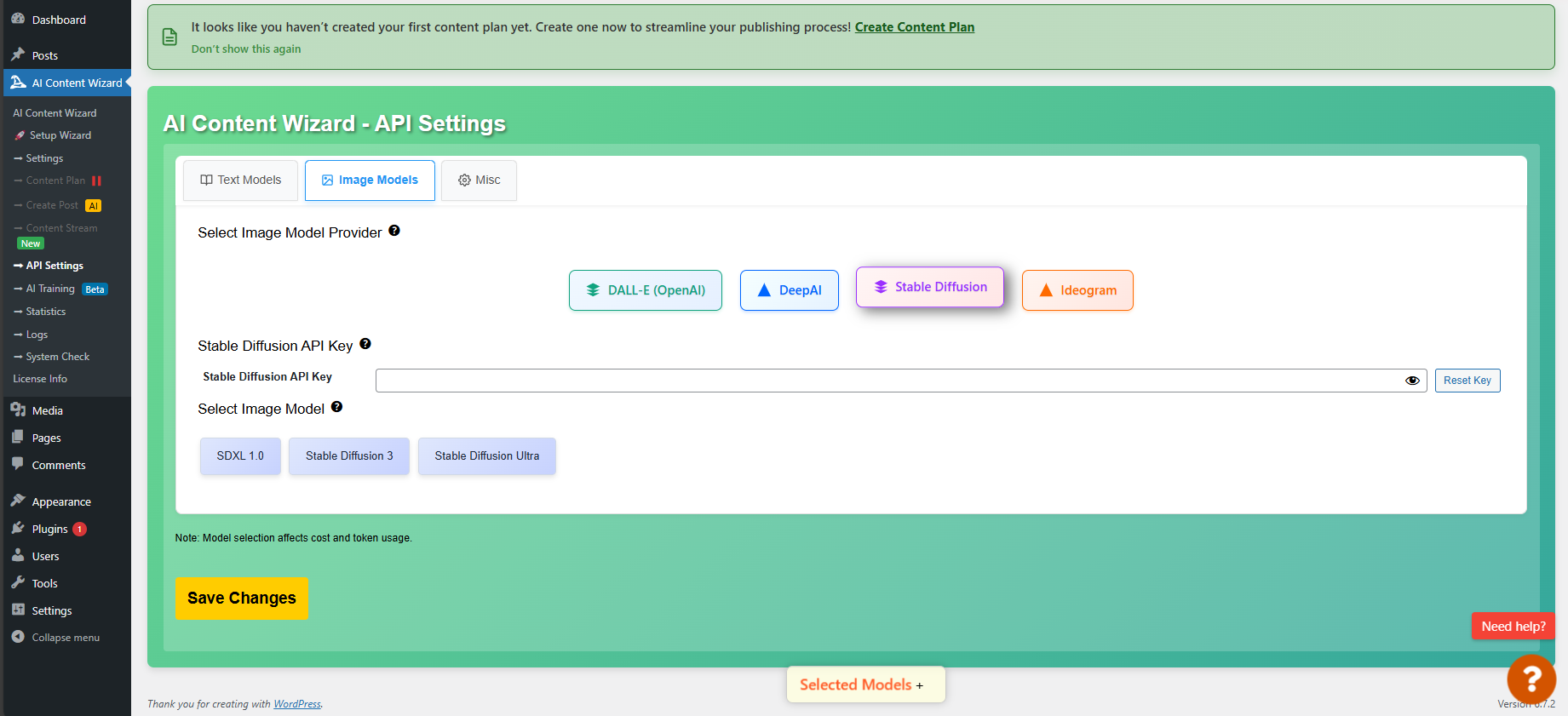 Stable Diffusion - AI Content Wizard